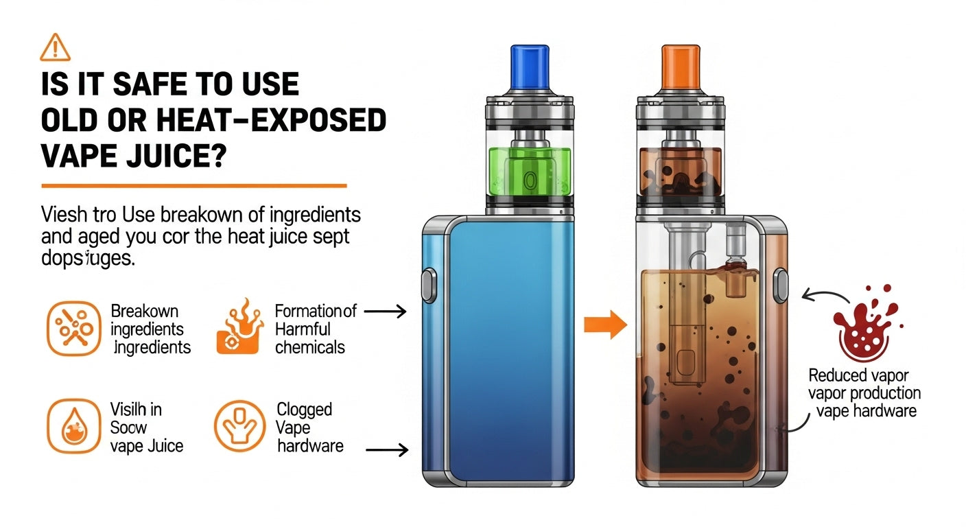 Is It Safe to Use Old or Heat-Exposed Vape Juice? Risks and Precautions ...