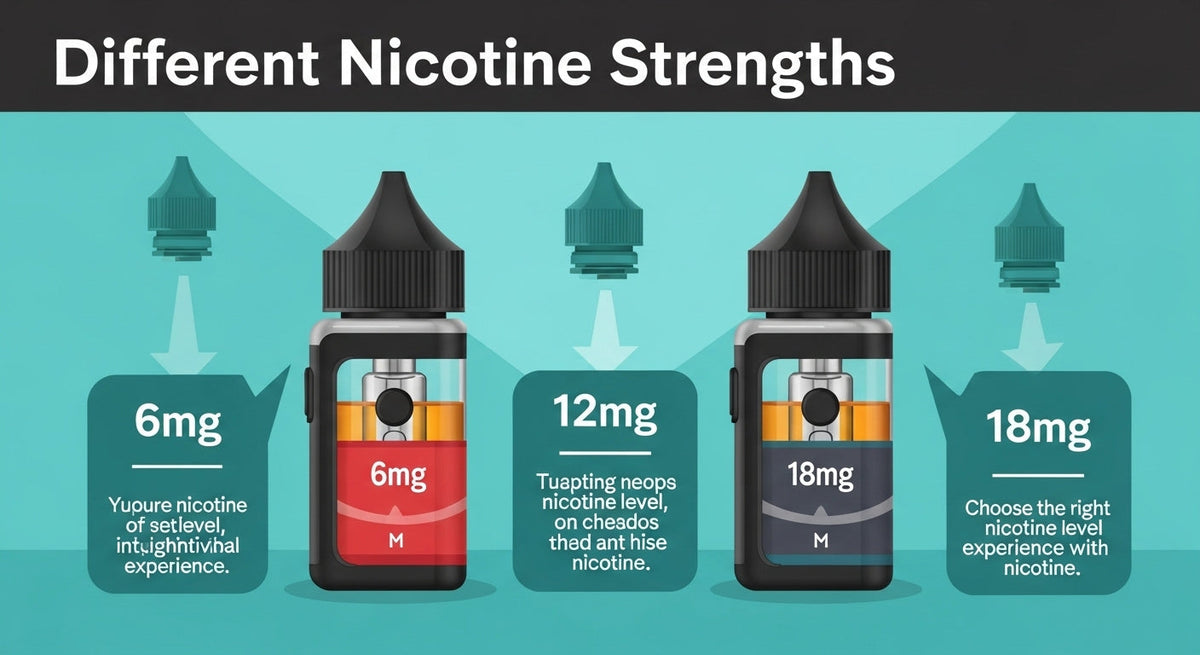 Understanding Vape Juice Strengths: 6mg, 12mg, 18mg Explained – Giant Nic